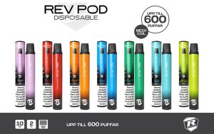 Guide till REV Pod engångsvape med mesh coil - Engångs Vape Bars